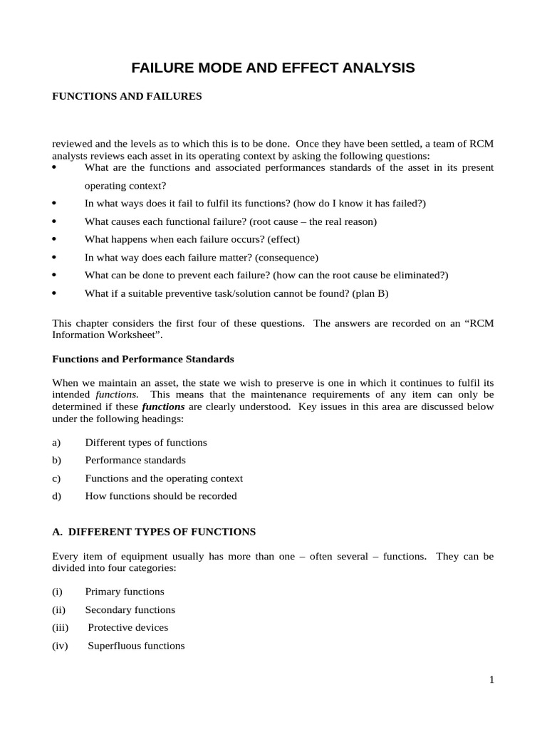 5 Failure Modes & Effects | PDF | Pump | Hazards
