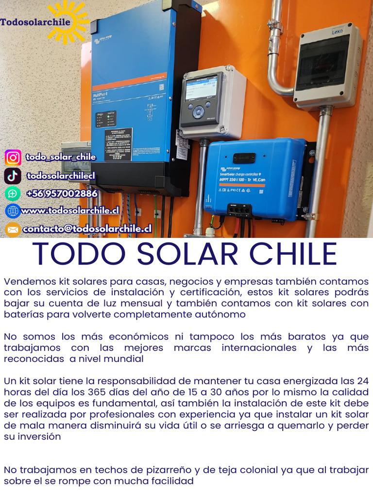 Kits Solares para Hogares y Empresas | PDF | Poder (Física) | Fotovoltaica