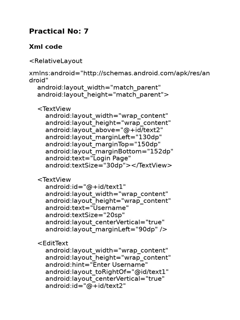 Practical No 7 Mad | PDF