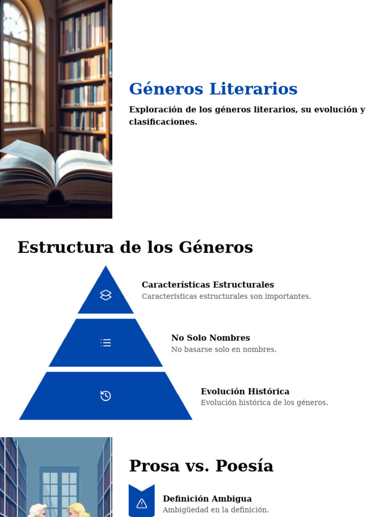 Clasificación y Evolución de Géneros Literarios | PDF | Ensayos | Teatro