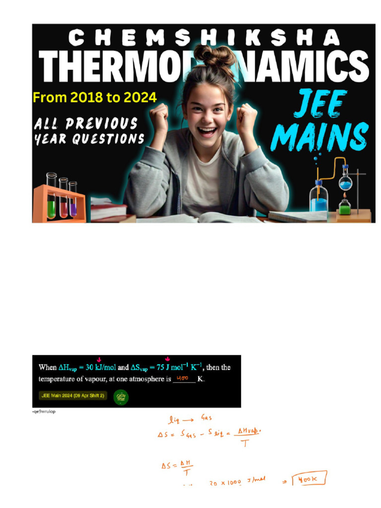 Thermo Jee Mains 2024 | PDF