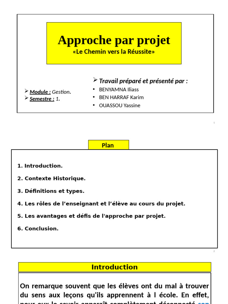 Approche par Projet en Éducation | PDF | Pédagogie | Pédagogie de projet