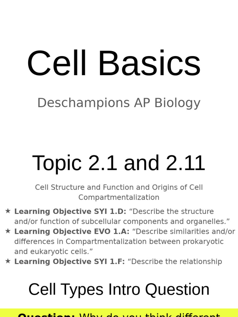 Unit 2 Cell Functions AP Bio | PDF | Cell Membrane | Cell (Biology)
