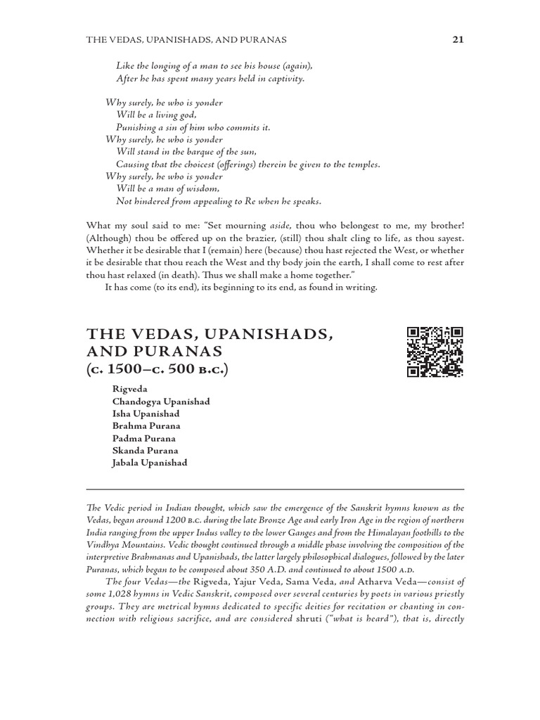 Ethics - of - Suicide - C - Historical - Sources - (The - Vedas ...