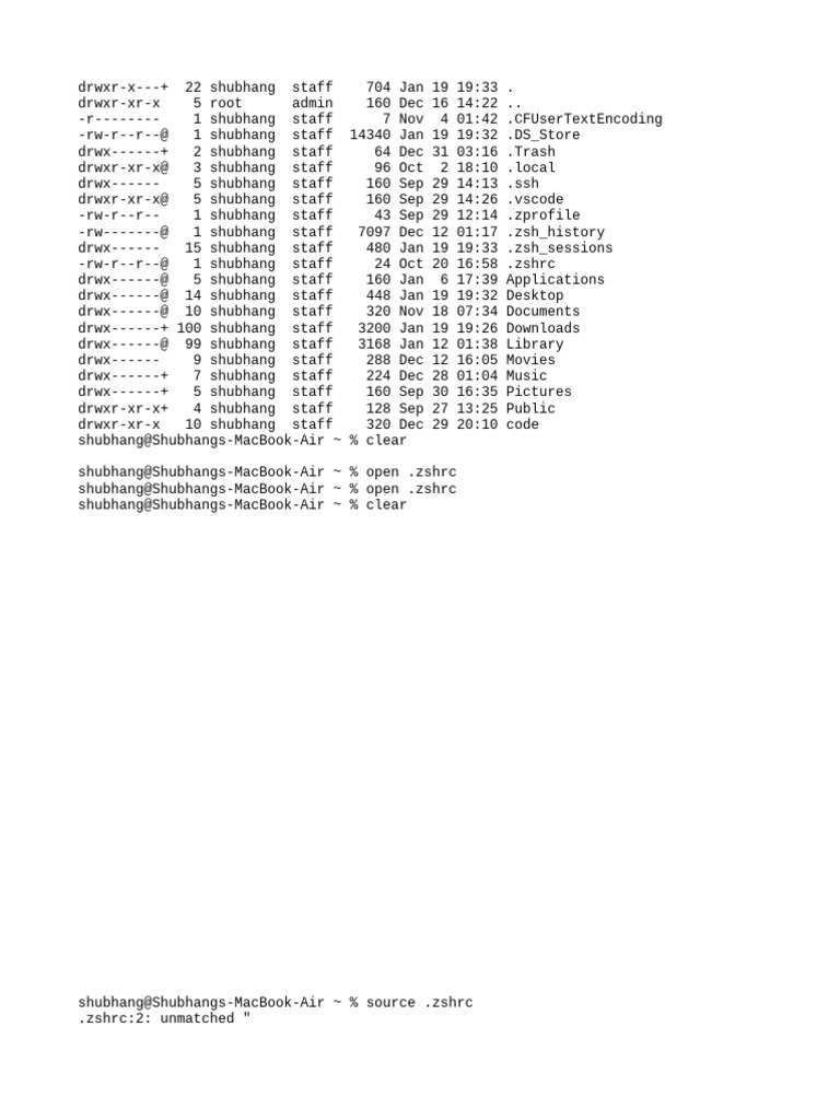 Terminal Saved Output | PDF