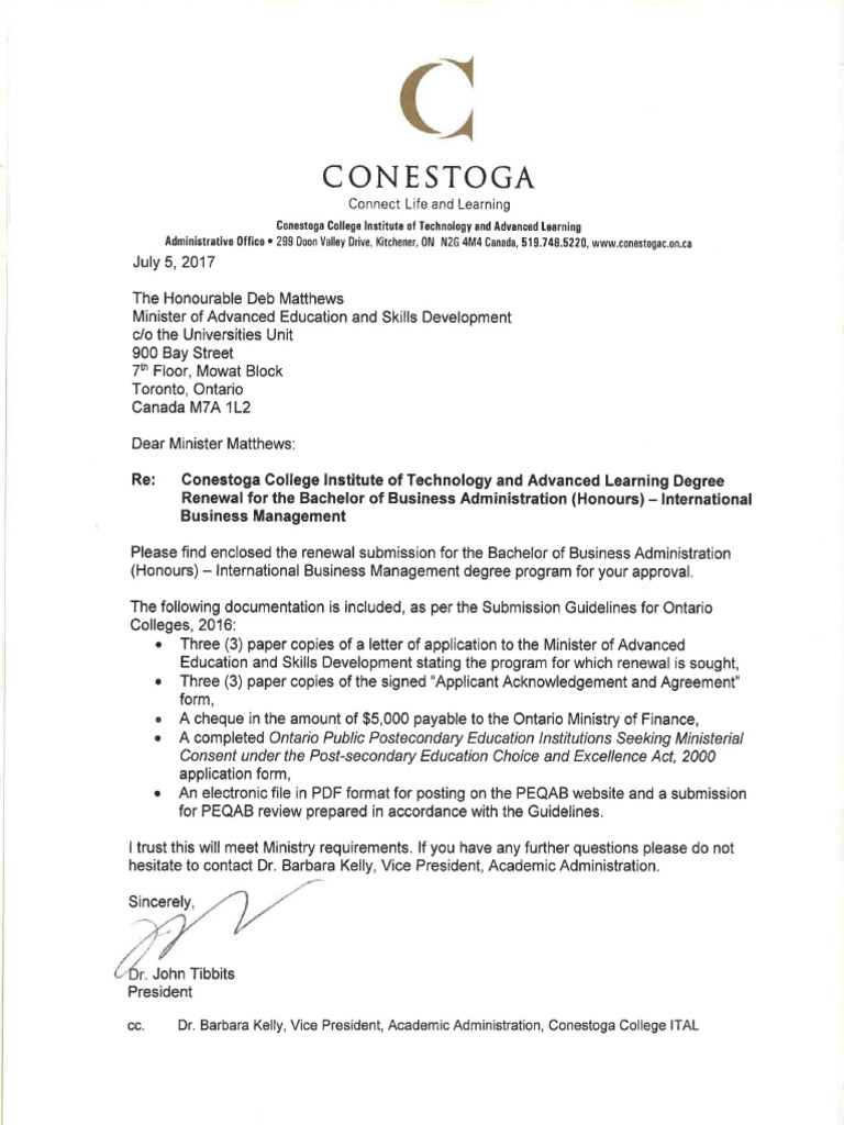 Conestoga BBA IBM - Web | PDF | Master Of Business Administration ...