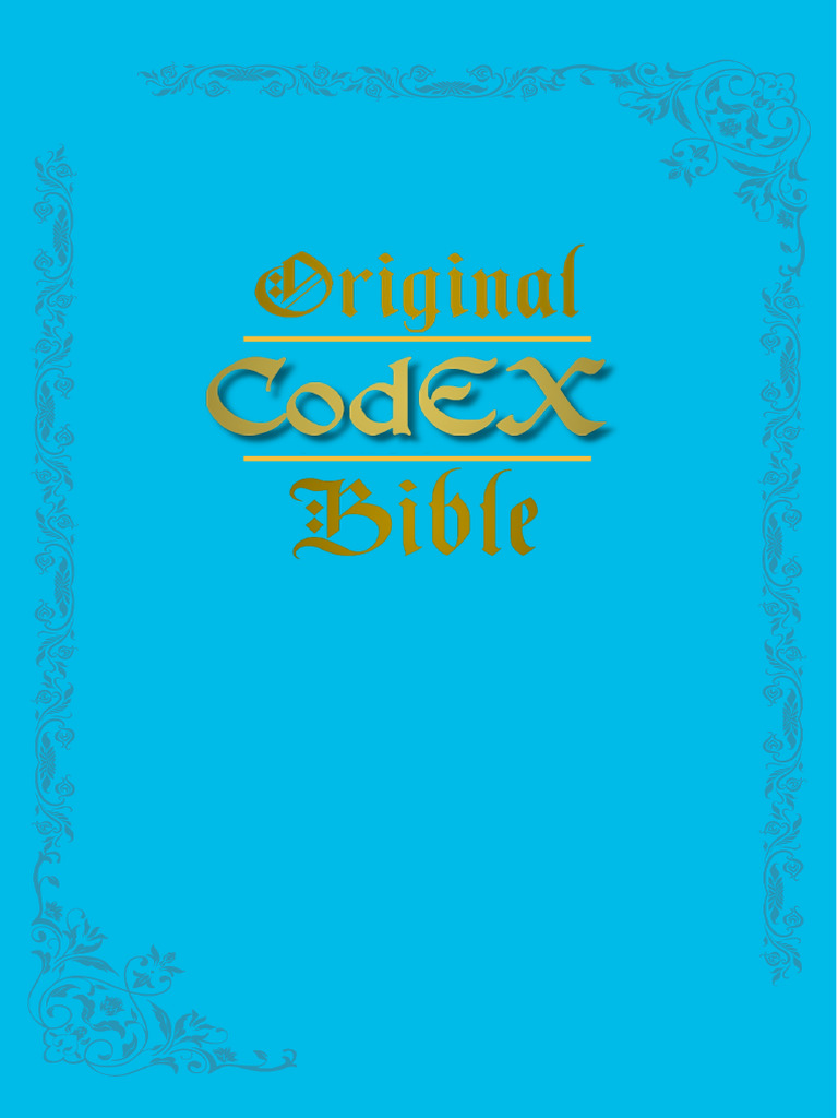 Original CodEX Bible | PDF | Jesus | John The Baptist