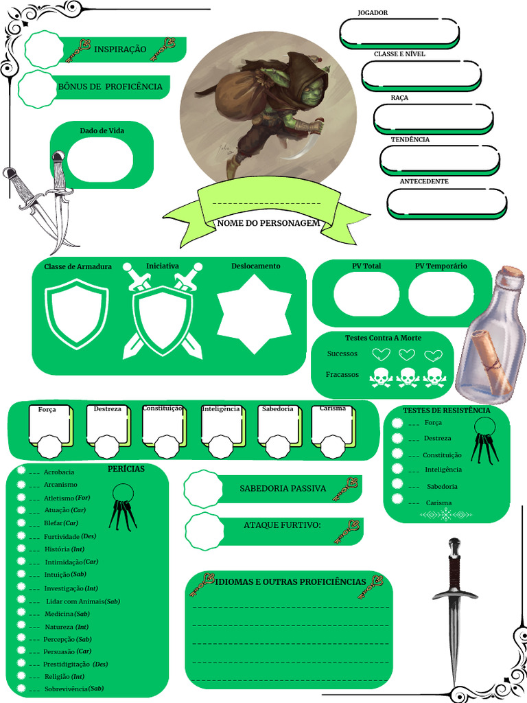 Ficha de Personagem para RPG | PDF