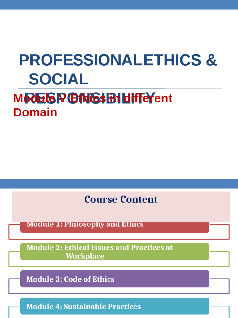 Professional Ethics Across Domains | PDF | Medical Ethics