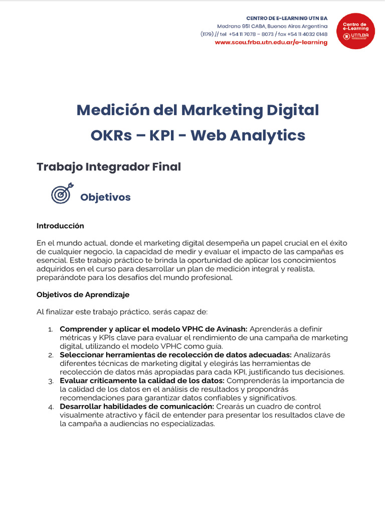 Consigna TP FInal Medición - 2024 | PDF | Indicador de rendimiento | Inteligencia artificial