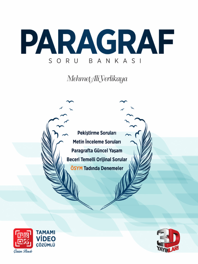 3d Yayinlari Paragraf Soru Bankasi 2020 | PDF