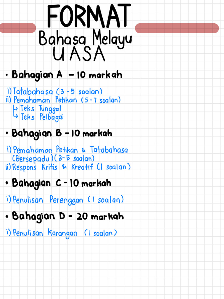 Bahagian C Penulisan Perenggan | PDF
