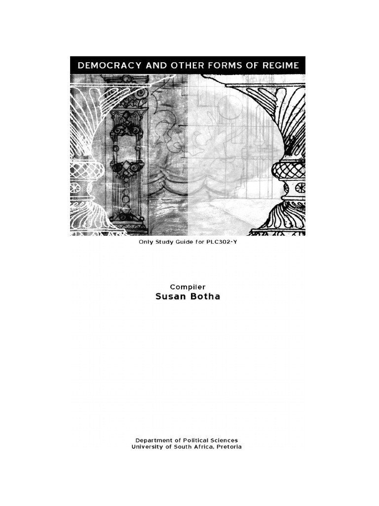 Study Guide PLC3702 | PDF | Democracy | Political Ideologies