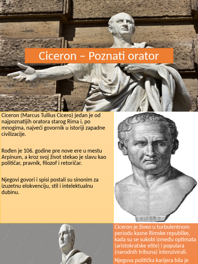 Ciceron - Poznati Orator | PDF
