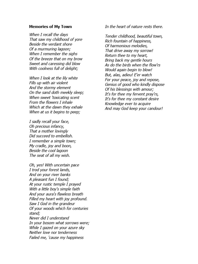 Selected Poems of Rizal | PDF