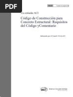 ACI 318 | PDF | Viga (Estructura) | Hormigón pretensado