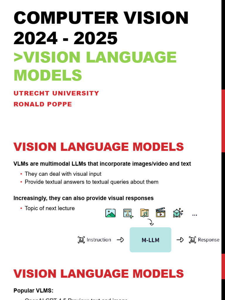 Vision Language Models Overview | PDF | Applied Mathematics | Cognitive ...