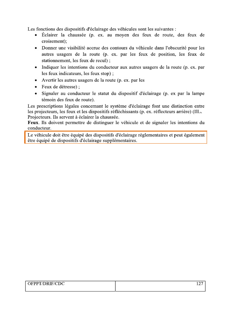 Éclairage Cours | PDF