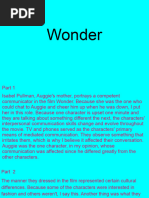 Character Traits in "Wonder" | PDF