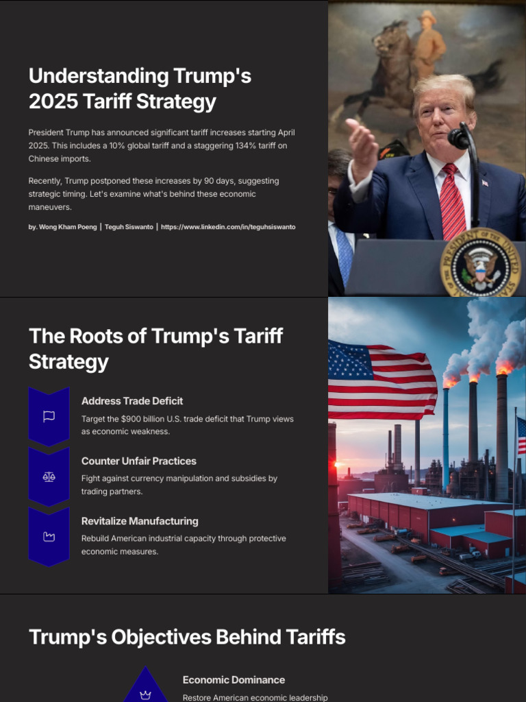 Trump's 2025 Tariff Strategy Explained | PDF | Tariff | China
