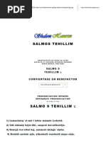SALMO 27 - TEHILLIM כז & En Hebreo y Espanol | PDF | Colación | Grafemas