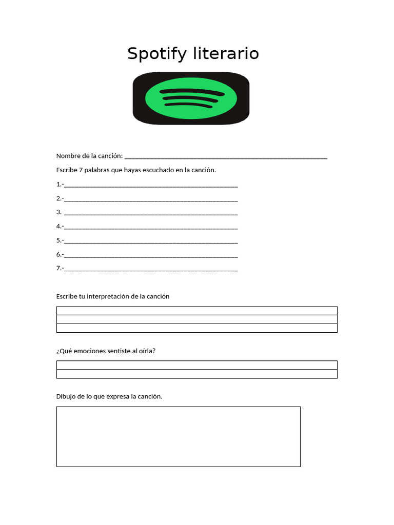 Spotify literario | PDF