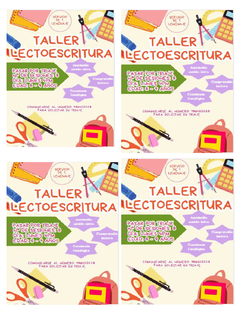 Afiche de Taller | PDF