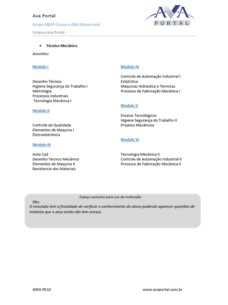 Assuntos Tecnco Mecanica | PDF