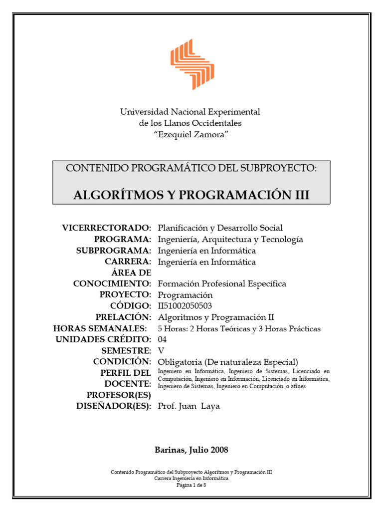 Algoritmo y Programacion II | PDF | Ciencias de la Computación | Programación de computadoras