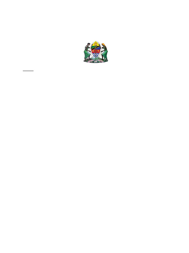 Filming Permit Application in Tanzania | PDF | Government And ...