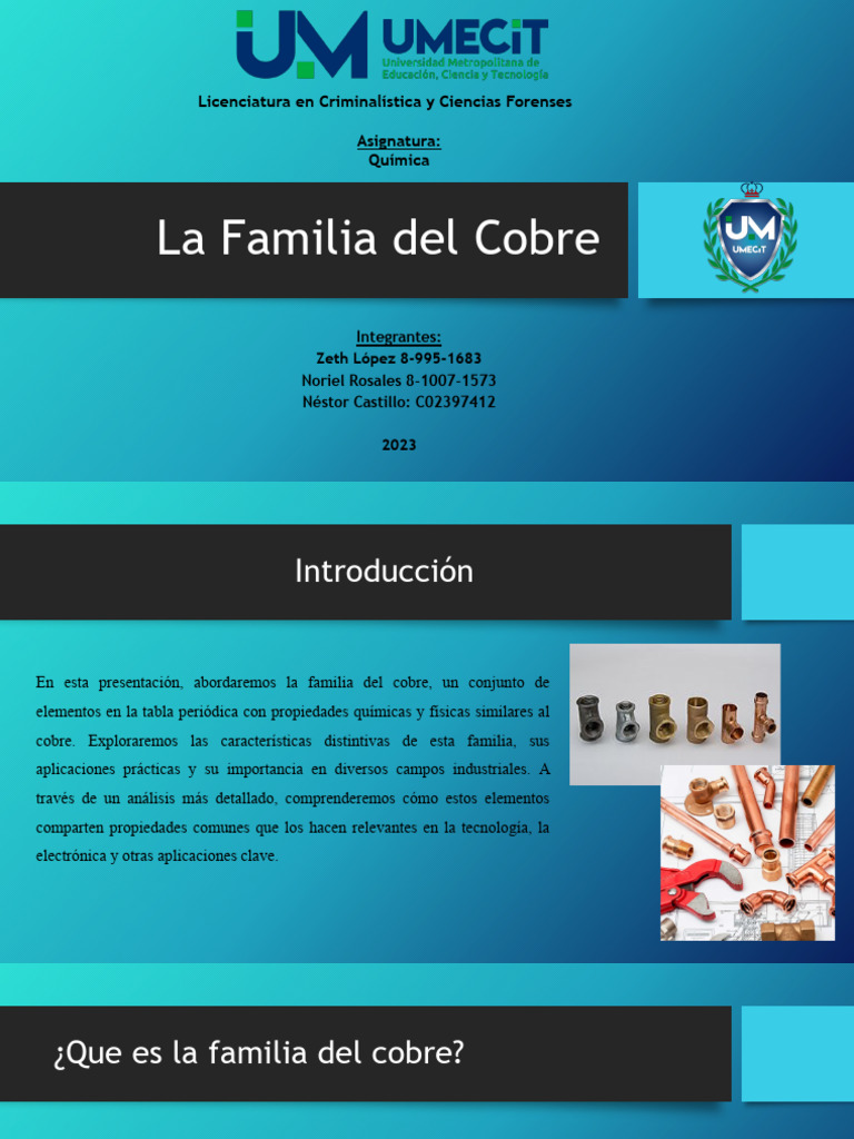 La Familia Del Cobre | PDF | Cobre | Rieles