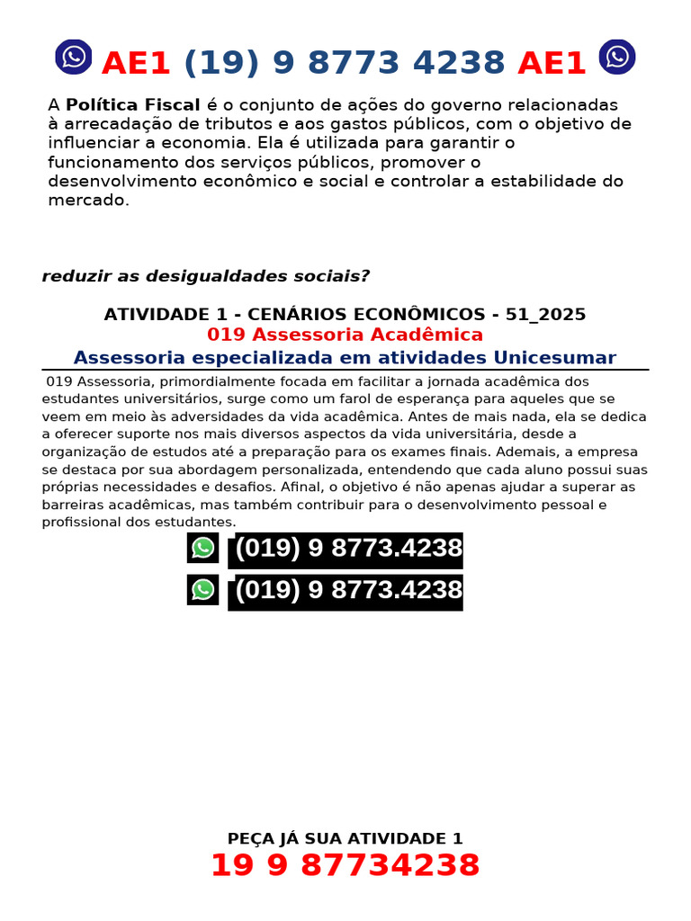 AE1 AE1: Política Fiscal | PDF