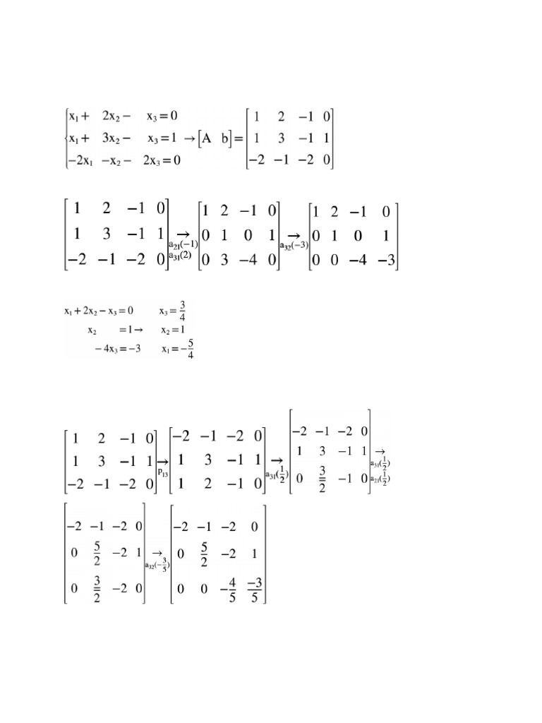 Inversa de Matrices y Factorizacion LU | PDF | Matriz (Matemáticas) | Análisis numérico