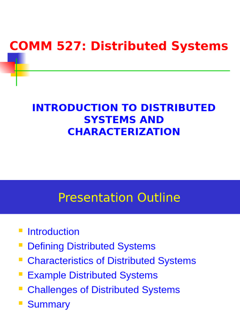 L1-Introduction | PDF | Computer Network | Distributed Computing