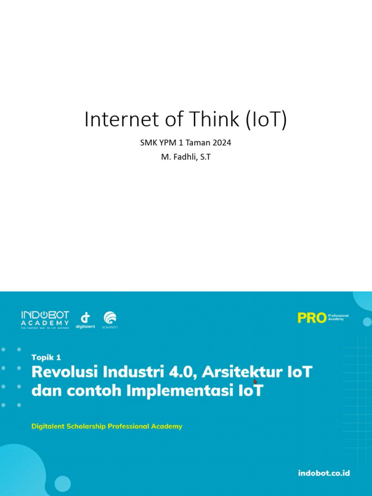 Materi-IOT-T1 | PDF