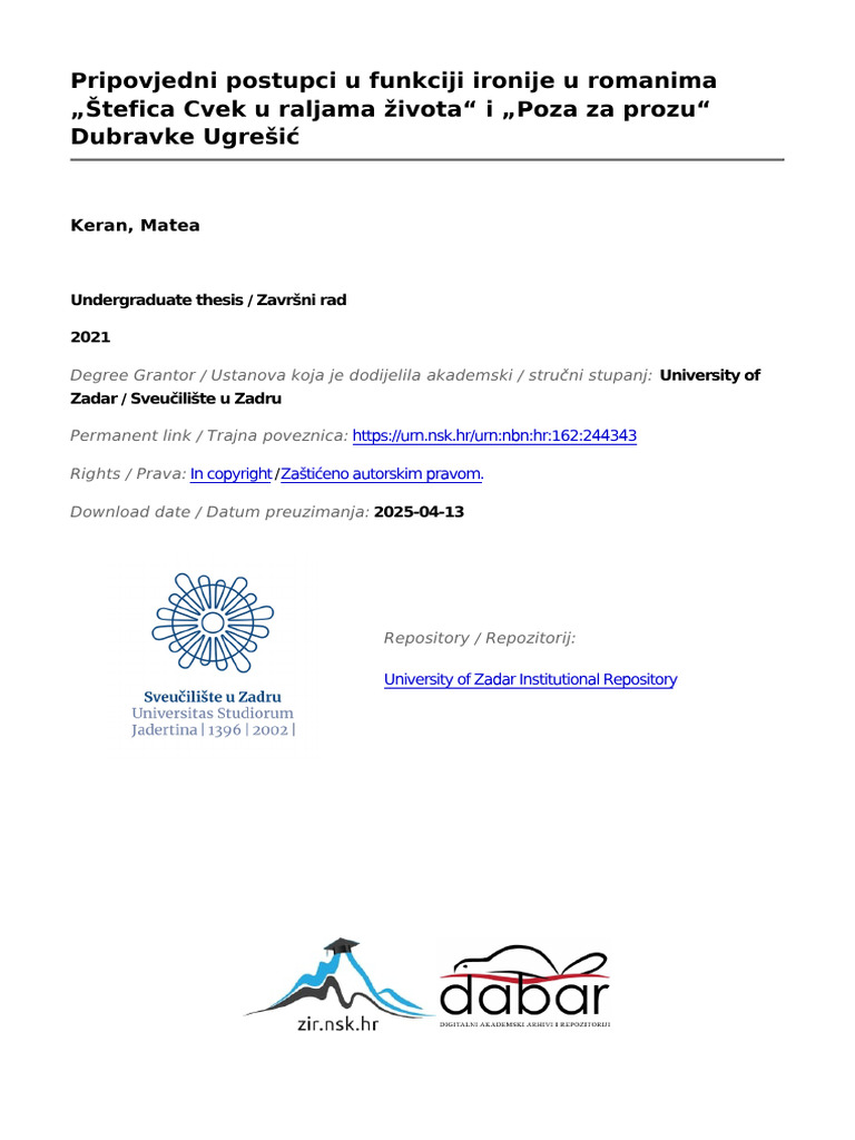 Zavrsni 2021 Matea Keran 5 Dig | PDF
