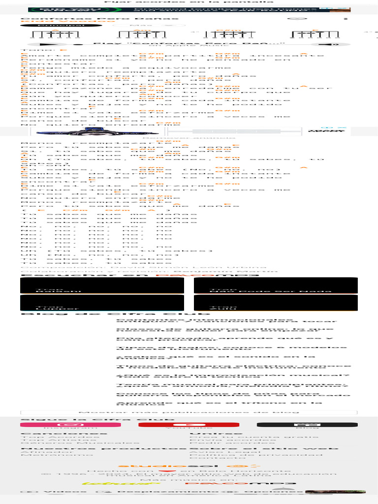 Confortas Pero Dañas - Kidd Voodoo - Cifra Club | PDF | Guitarras | Musicología
