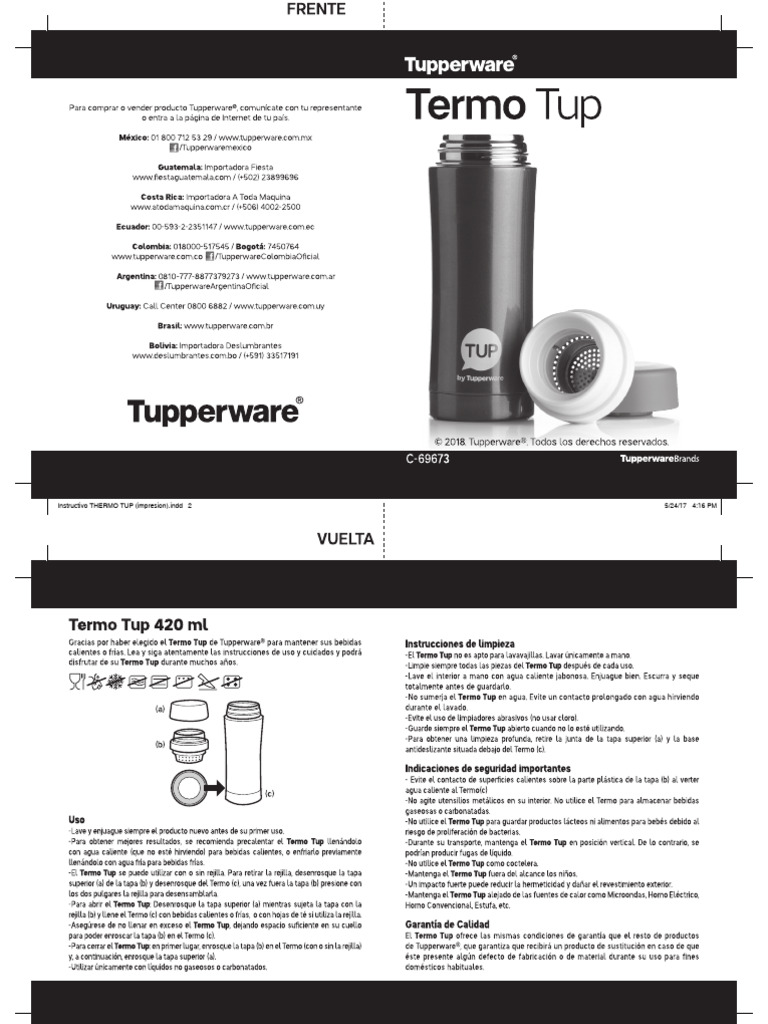 Instructivo Termo Tup | PDF