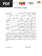 Formulario de Ausencias y Tardanzas | PDF | Crecimiento personal y ...
