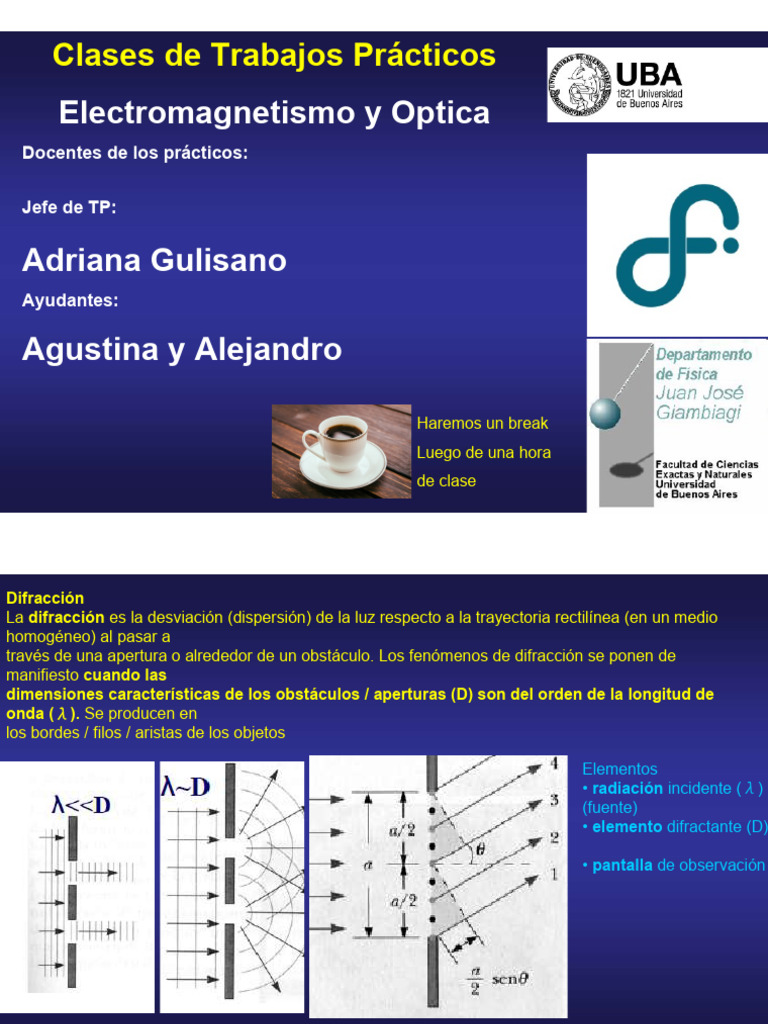 Clase Di Fracci On | PDF | Resolución angular | Difracción