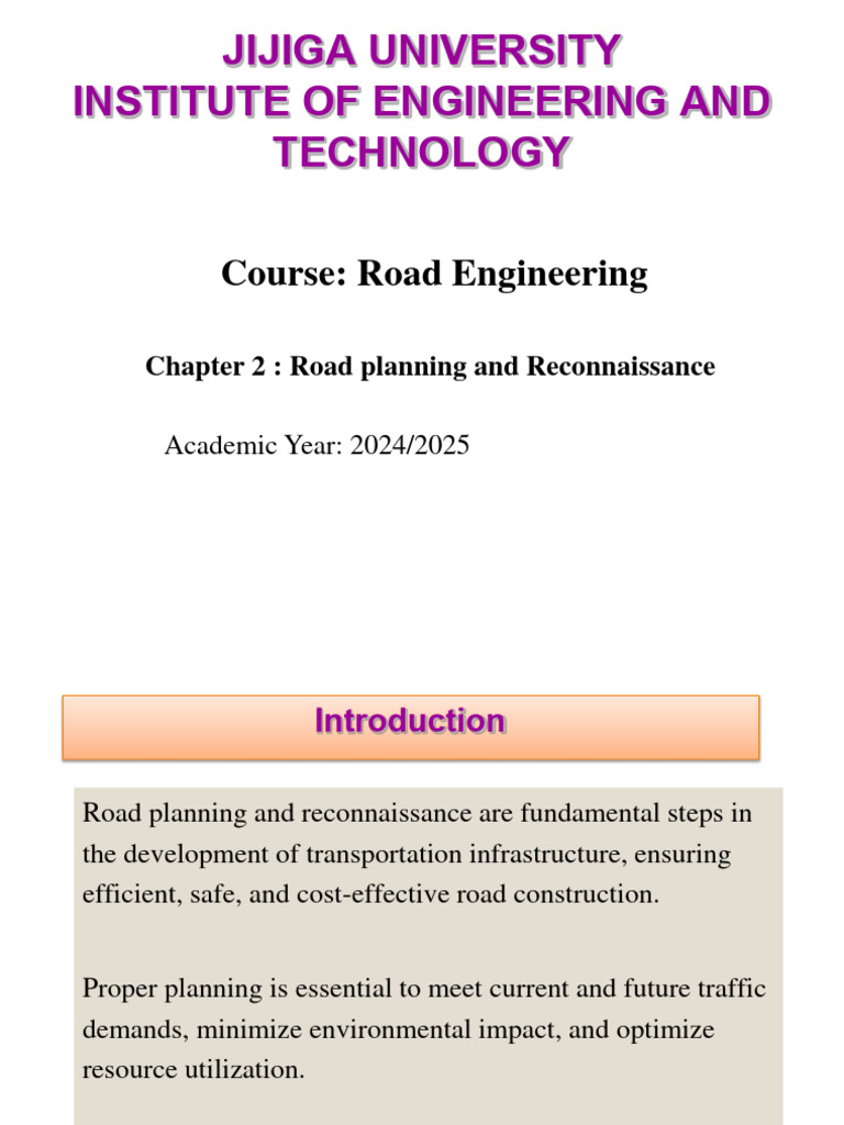 Road Planning and Design Essentials | PDF | Storm Drain | Road