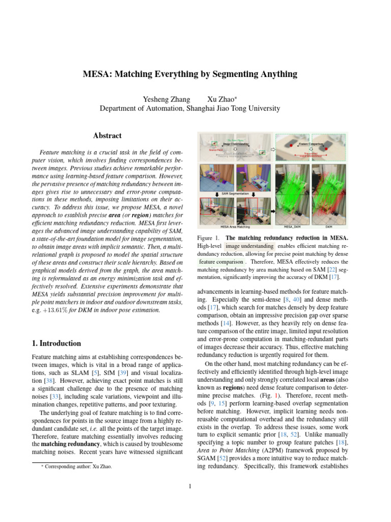 Matching Everything by Segmenting Anything | PDF | Image Segmentation | Vertex (Graph Theory)