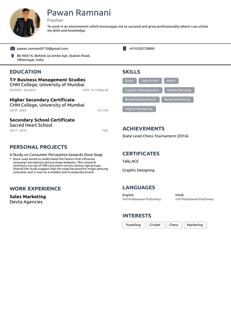 Pawan's Resume | PDF