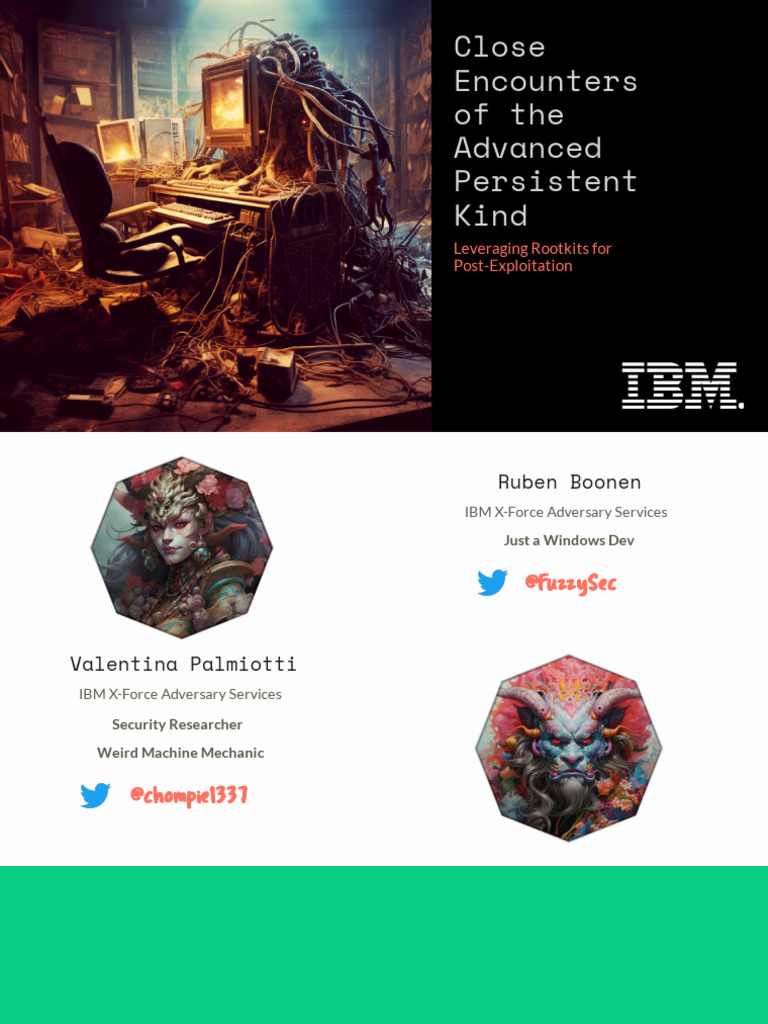 BHUSA2023 Close Encounters of The Advanced Persistent Kind | PDF | Kernel (Operating System ...