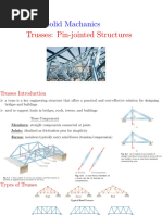 Method of Joints Solved Examples | PDF | Truss | Structural Engineering