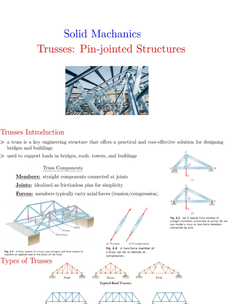 Lecture Notes - Truss Analysis | PDF