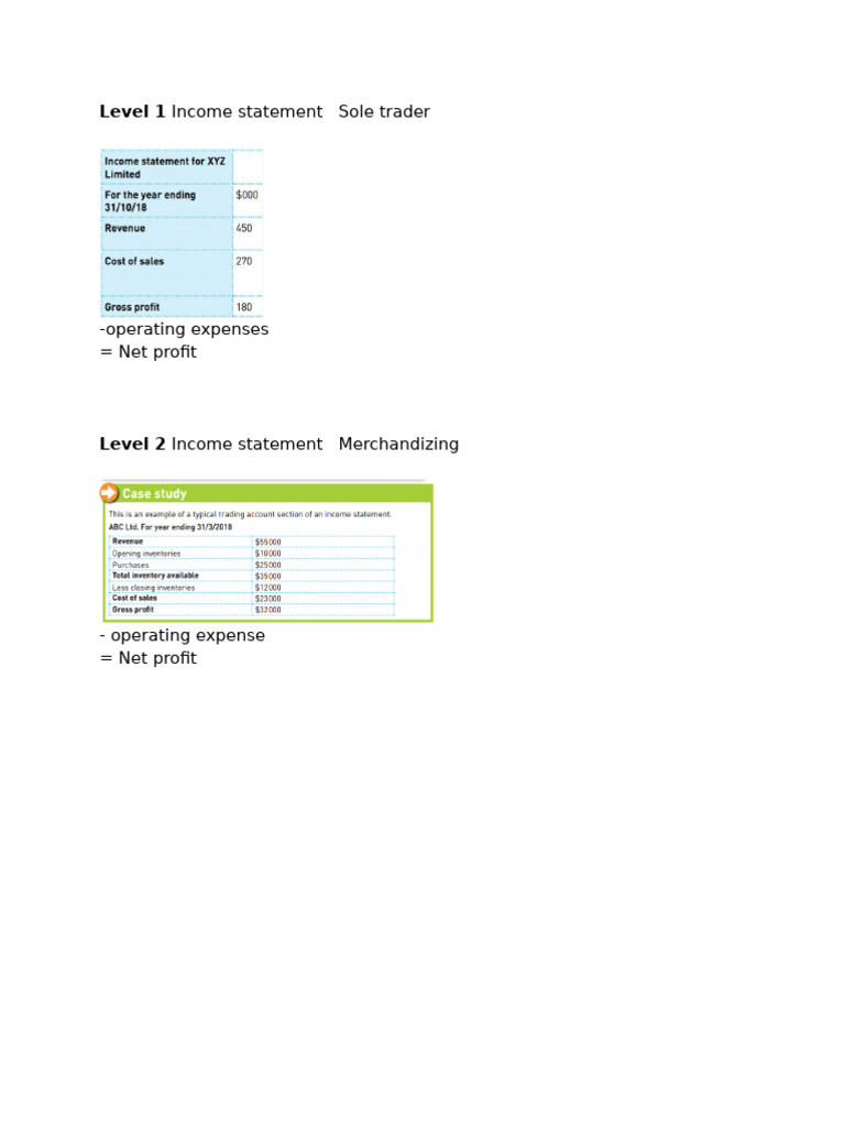 Income Statement | PDF
