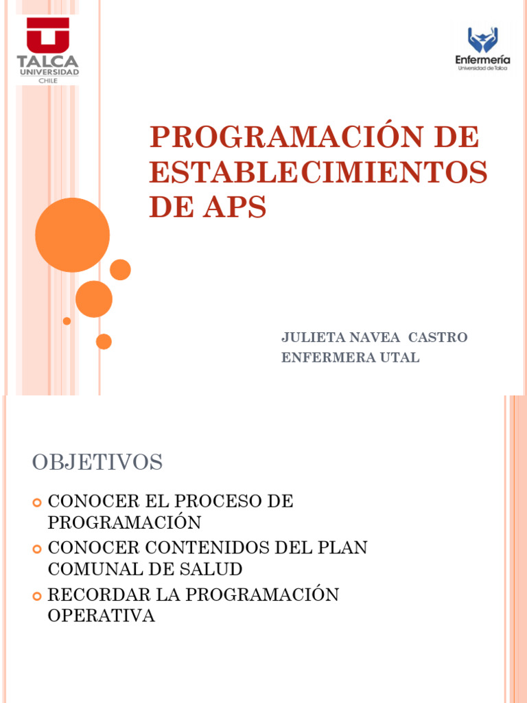 Programación de APS: Proceso y Objetivos | PDF | Obesidad | Planificación