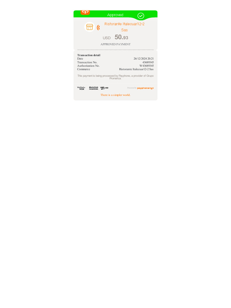 Bill Ristorante Italecuar12 2 Sas 27 12 2024 | PDF