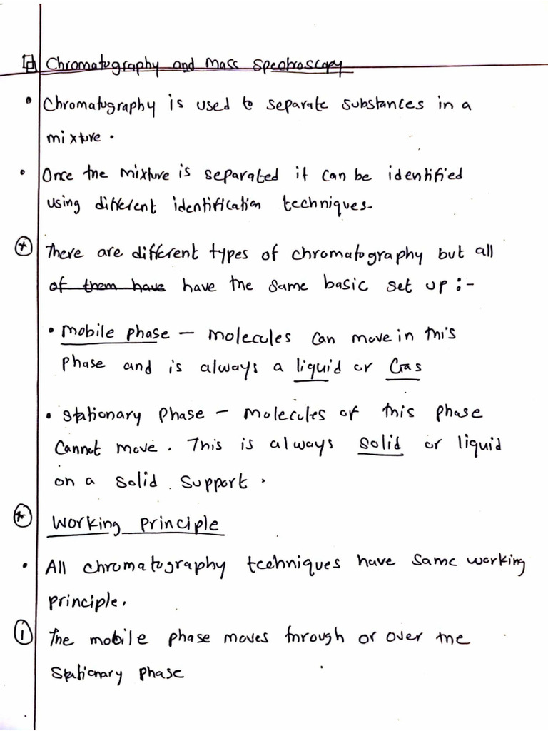 Unit 4 Chromatography Notes | PDF